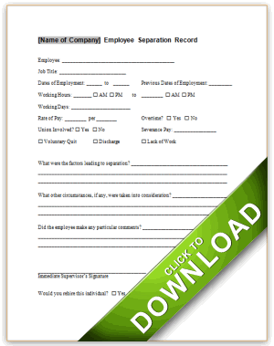 Employee Termination Report