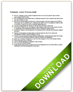 Employee Leave Process